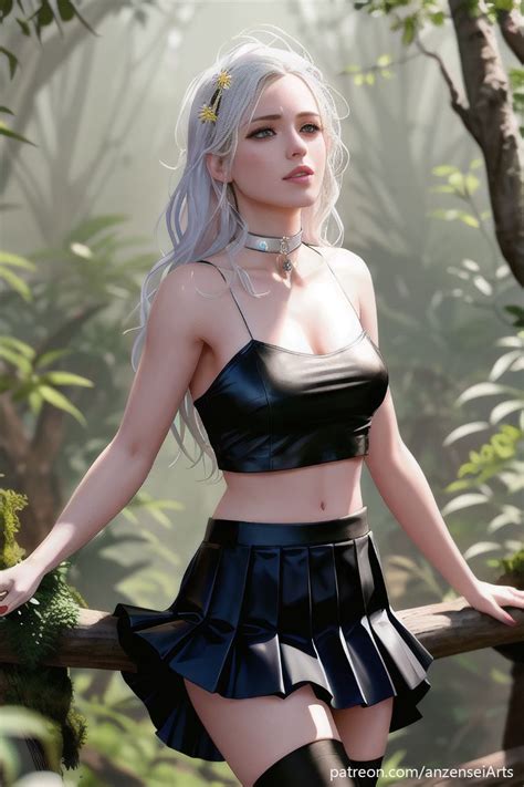 Girl In The Forest R Deepdream