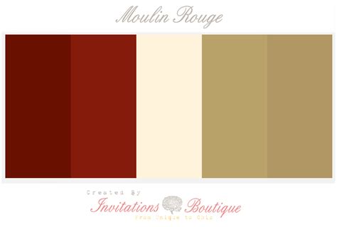 Wedding Invitation Color Palettes