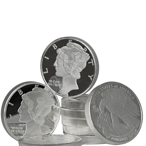 2 Oz Silver American Eagle Tribute Round Brighton Enterprises