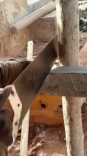 Cutting With A Handsaw Youtube