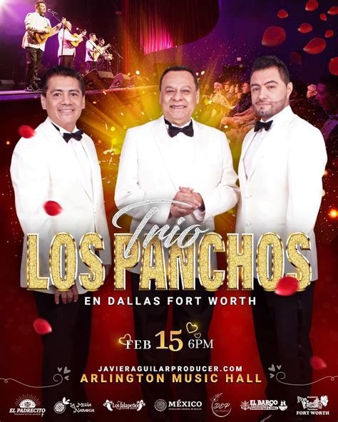 Trio ♥️trio Los Panchos En Dallas Fort Worth Este San Valentín Vive