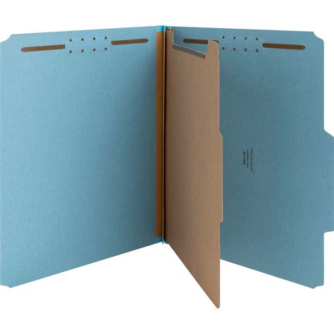 Nature Saver Natsp17200 1 Divider Recycled Classification Folders 10 Box Blue