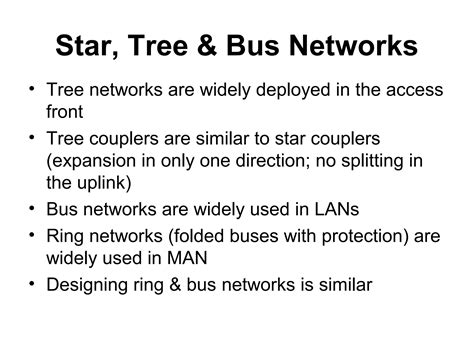 Optical Network Architecture Ppt
