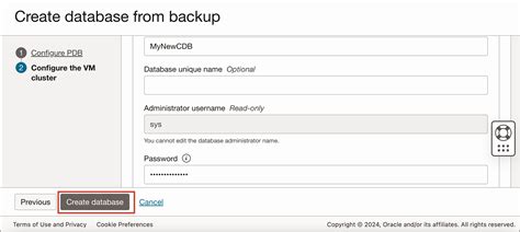 Restore A Backup To Create A Database Across Regions On Oracle Exadata