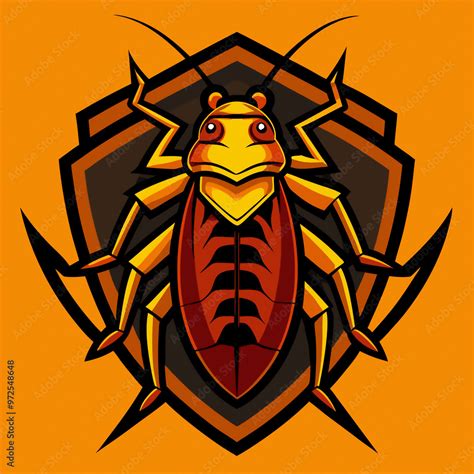 Angry And Happy Cockroach Logo Design For Pest Control Branding