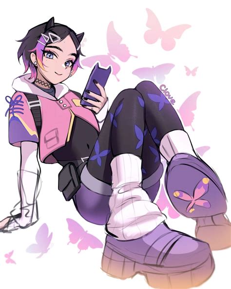 Clove Art Valorant Cartoon Profile Pics Cute Drawings Character Design