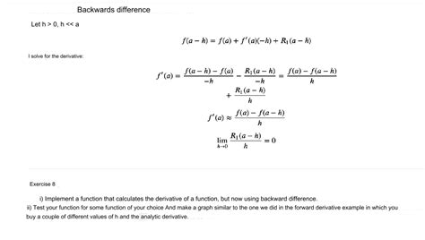 Solved Please Solve Using Python Exercise 8i ﻿implement A