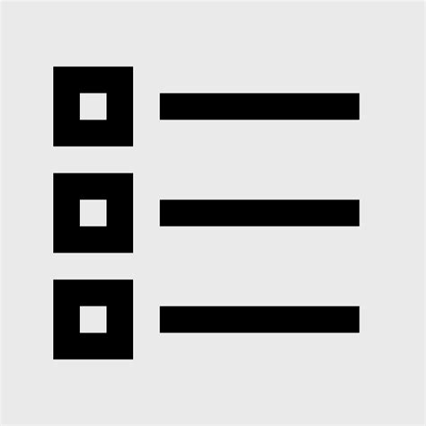 Dropdown List Icon Checkbox Icon Black And White Icons Monochrome Computer Symbols Interface