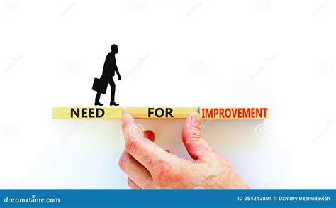 Need For Improvement And Support Symbol Concept Words Need For