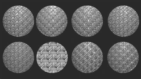 Artstation Pattern Bamboo Update Ztool Bbv02 Brushes Zbrush Hair