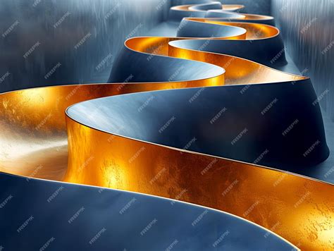 Premium Photo Abstract 3d Waves Background 3d Wave Background Dynamic