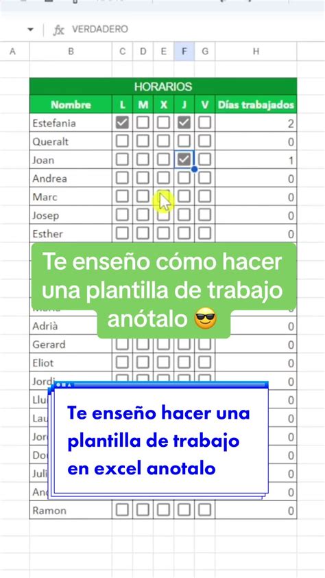 Como Hacer Una Plantilla De Trabajo En Excel Excelaprende20 Tiktok