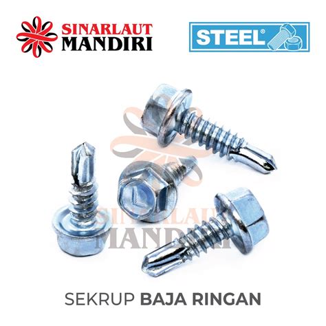 Jual Sekrup Skrup Baja Ringan Putih 8 X 13 Curah Shopee Indonesia
