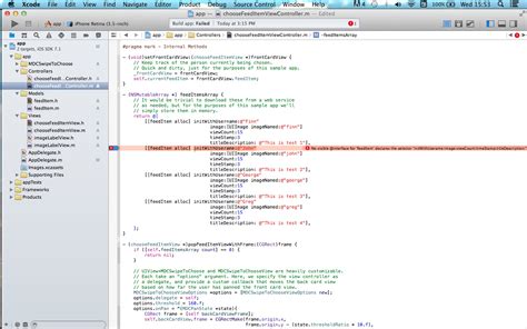 Ios Error No Visible Interface But There Is A Visible Selector Stack Overflow