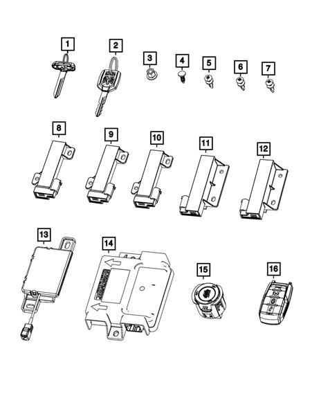 2025 Ram Passive Entry Antenna 68608685aa Mopar Estore