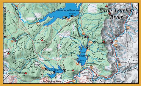 Truckee River Map