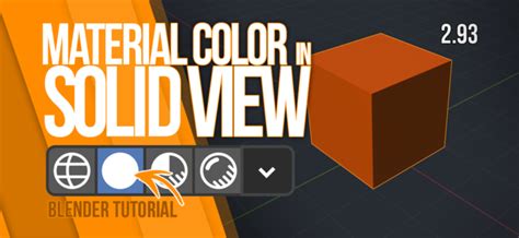 How To Change Material Color In SOLID MODE BlenderNation