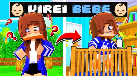 Miika Virou Uma BebÊ No Minecraft Miika Youtube