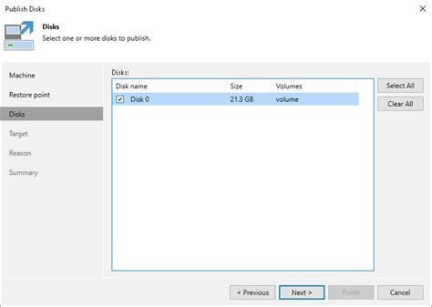 step 4 select disks veeam agent for ibm aix user guide