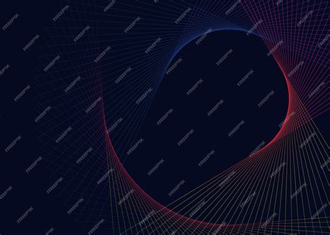 Free Vector Abstract Circular Geometric Element Vector