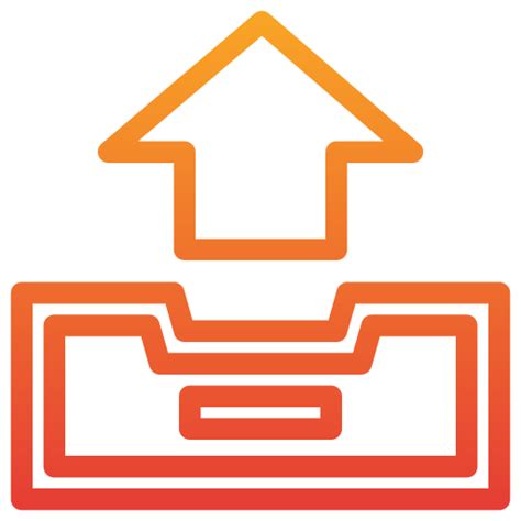 Outbox Generic Gradient Icon