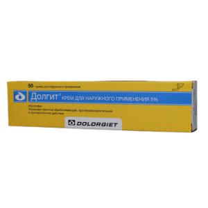 ДОЛГИТ крем д/наружн. прим. 5% 50 г купить по низкой цене от ...