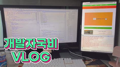 [vlog] 개발자 국비 학생의 하루 web 웹개발 youtube