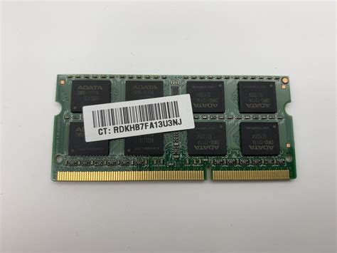 Adata 8gb 2rx8 Pc3 12800s Ddr3 1600 Laptop Ram Rnd Computers