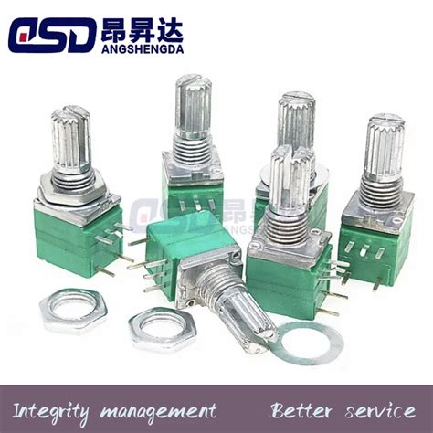 5pcs-New-5pin-RV097NS-B-50K-20K-10K-5K-1K-100K-500K-with-One-Audio ...