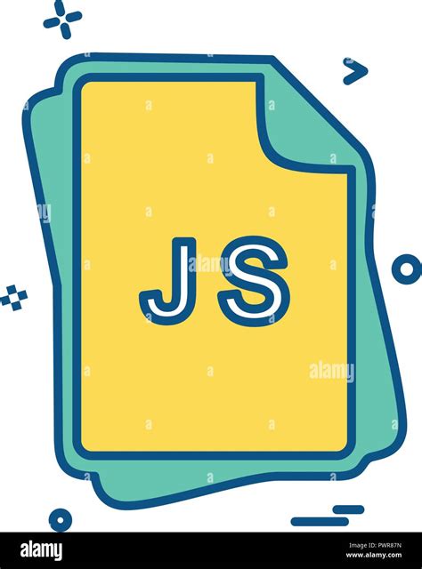 Js File Type Icon Design Vector Stock Vector Image And Art Alamy