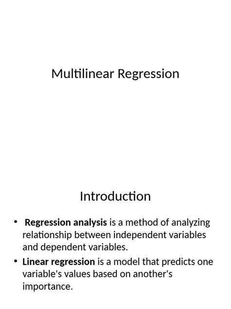 multi linear logistic regression pdf