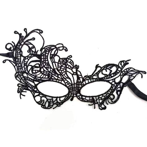Sexy Women Black Lace Eye Face Mask Masquerade Party Ball Prom