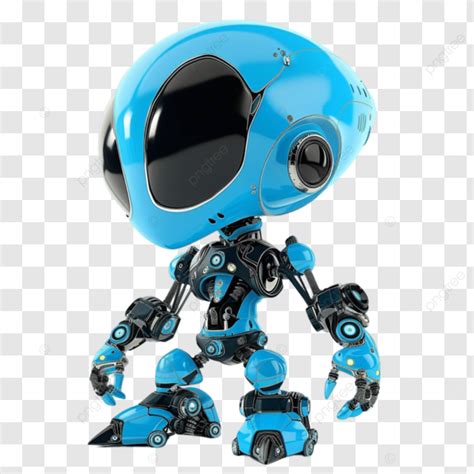 만화 캐릭터 파란색 로봇 로봇 기술 미래의 안드로이드 Png 일러스트 및 이미지 에 대한 무료 다운로드 Pngtree