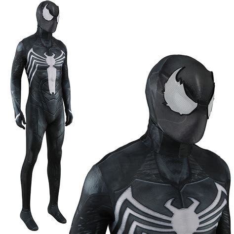 Black Spiderman Costume For Women New Black Venom Symbiote Spider Man