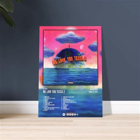 Lil Tecca We Love You Tecca 2 Poster Lil Tecca Poster We Love Etsy