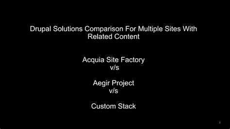 drupal solutions comparison for multiple sites with related content