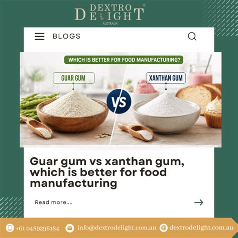 Guar Gum Vs Xanthan Gum Which Is Better For Manufacturing