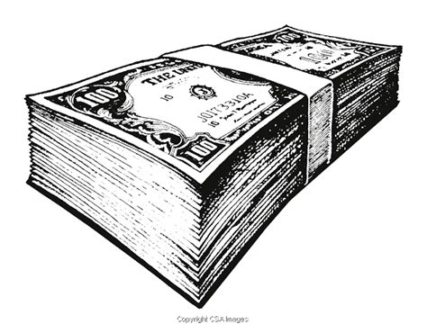 Money Bills Coloring Pages