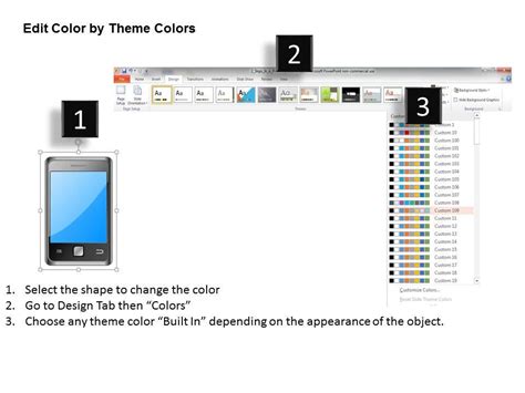 0914 Editable Icon Image Of Wireless Mobile Phone Android Iphone Ppt Slide PowerPoint