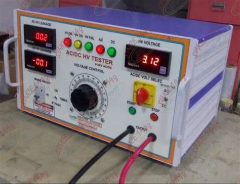 Ac Dc Hipot Test Set At ₹ 100000 Piece Dombivli Id 9957569530