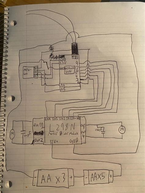 mpu 6050 goes wild once motors plugged in sensors arduino forum
