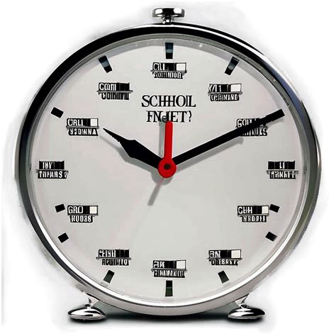 Download Backto School Themed Clock