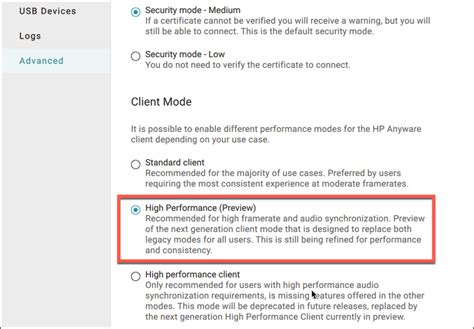 Client Modes Pcoip Software Client 2301 For Linux Administrators Guide