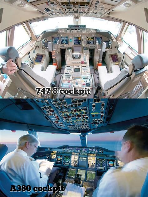 Aviation 🔹 Boeing 747 8 Cockpit The 747 8 Is The Latest And Most