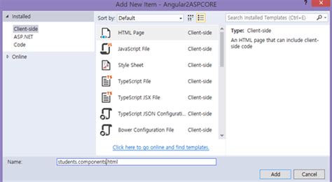 Aspnet Core Angular 2 Crud With Animation Using Template Pack Web