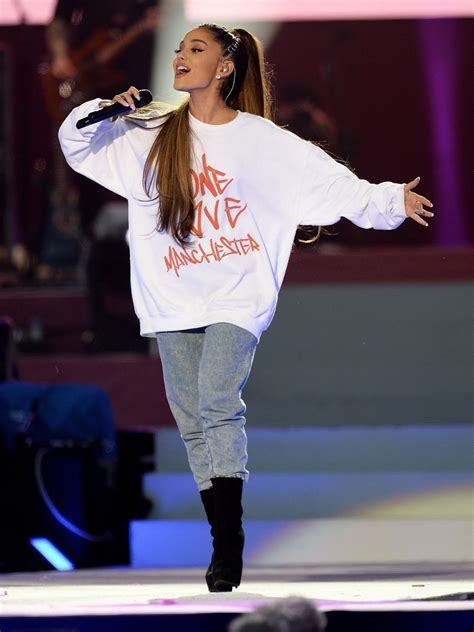 Ariana Grande Performing At One Love Manchester Benefit Concert 6417
