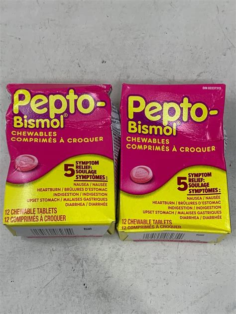 Pepto Bismol Chewables 2 X 12 Tabs