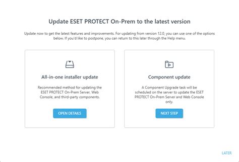 Update Eset Protect On Prem Eset Protect On Prem 12 1 Eset Online Help