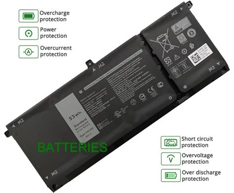 Dell Inspiron 14 5406 2 In 1 Battery Replacement Laptop Batteries