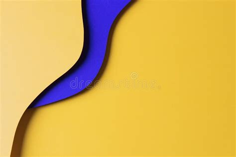 Abstract Colored Paper Texture Background Minimal Paper Cut Style Composition With Layers Of